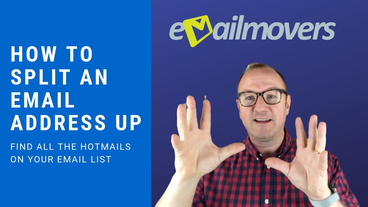 How to split an email address up! - YouTube