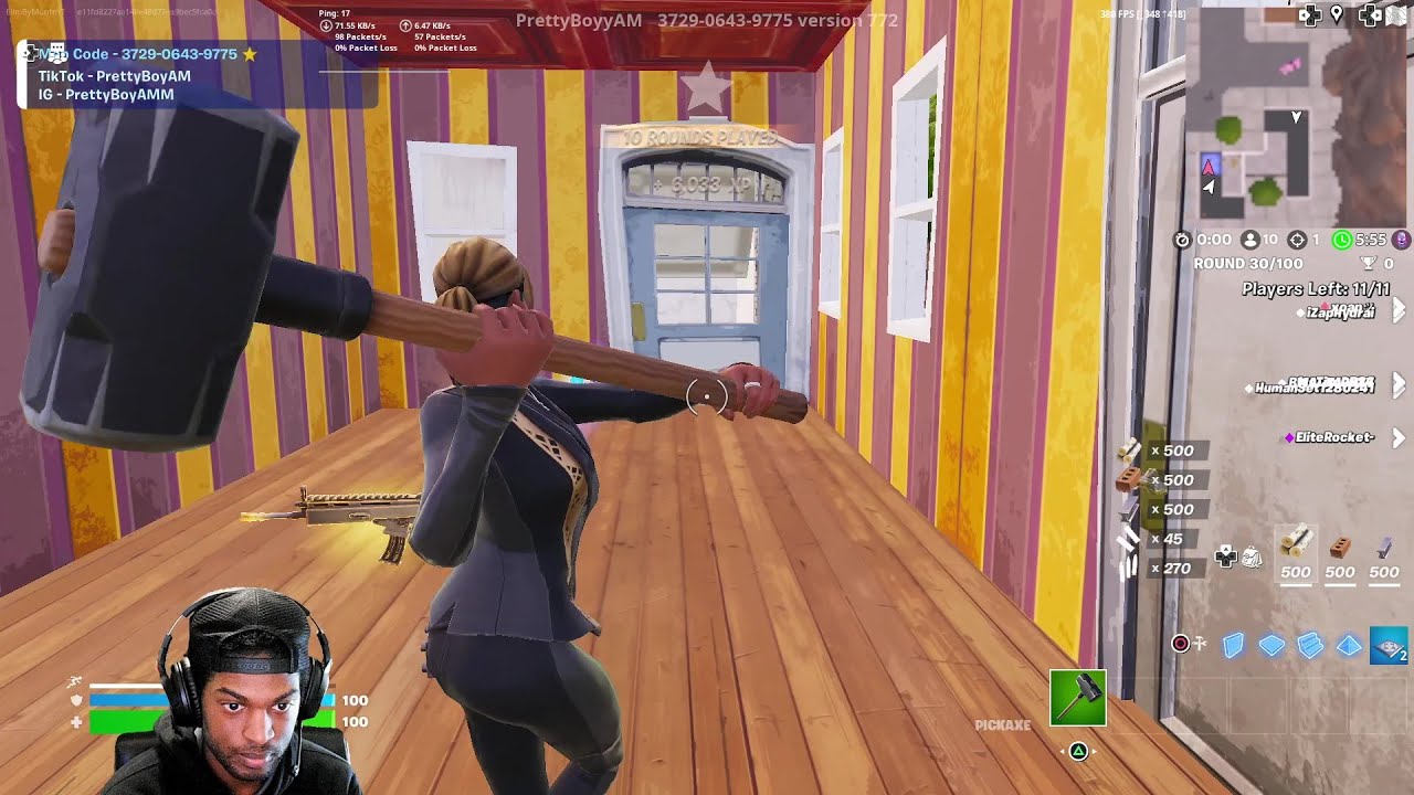 Simple Sledge Axe + Sofia Skin Gamplay In Fortnite - YouTube