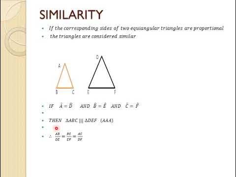 5 4 GRD 11 EUCLIDEAN GEOMETRY SIMILARITY REVISION - YouTube