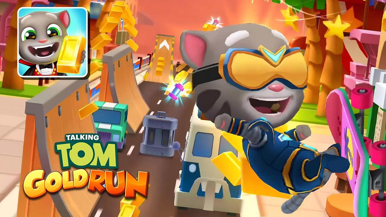 Talking Tom Gold Run Halloween Gameplay Ft. Hyper Tom (Android/iOS ...