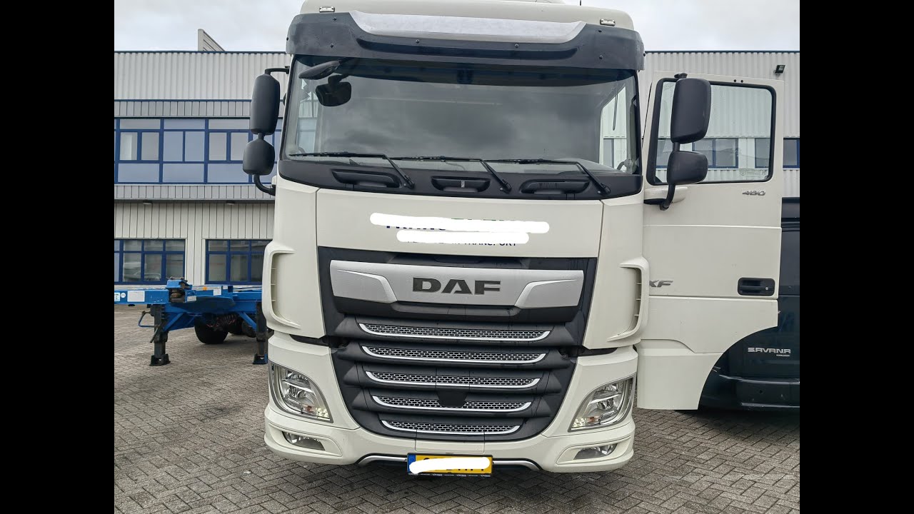 DAF XF CF euro 6 DPF SCR removing - YouTube