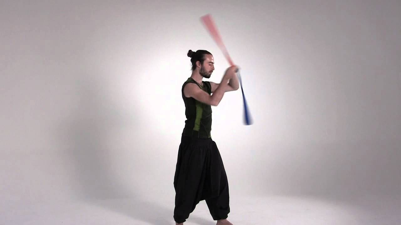 Looping Poi: Hybrid: hands same-time, poi split-time - YouTube