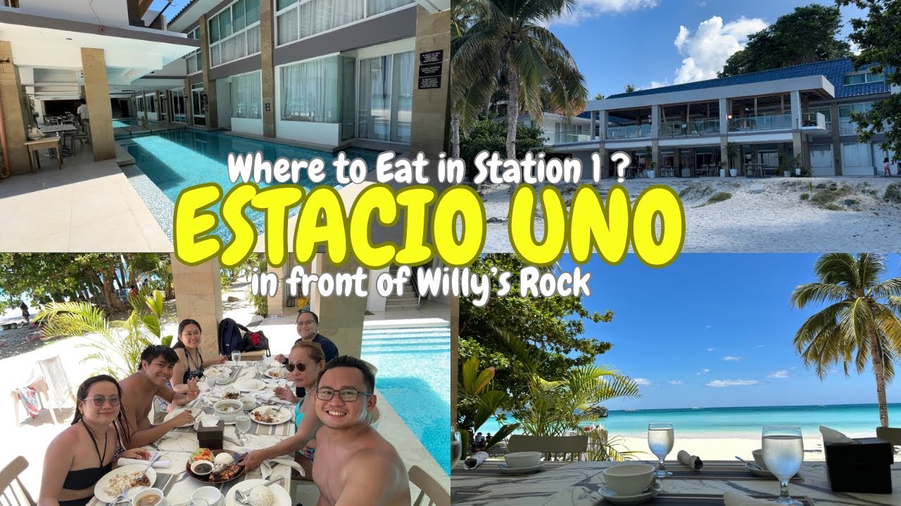 BORACAY VLOG 2024 : ESTACIO UNO Beach Front Hotel in Station 1 inFront ...