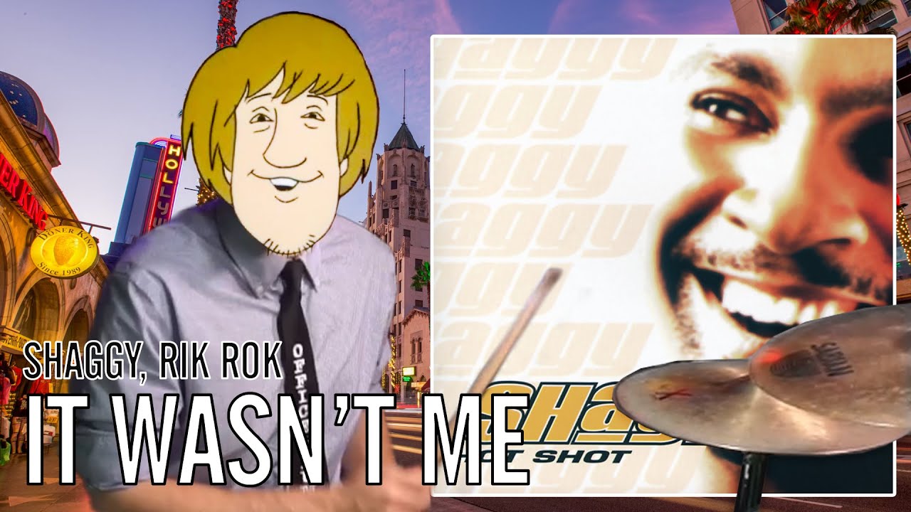 Shaggy, Rik Rok - It Wasn't Me | Office Drummer on Hollywood Blvd - YouTube