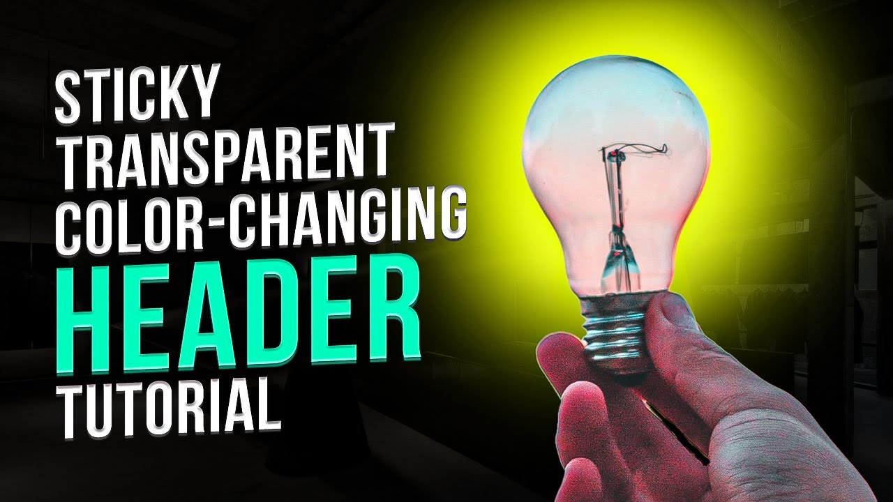 How to Make a Color-Changing Sticky Header in WordPress Elementor Pro ...