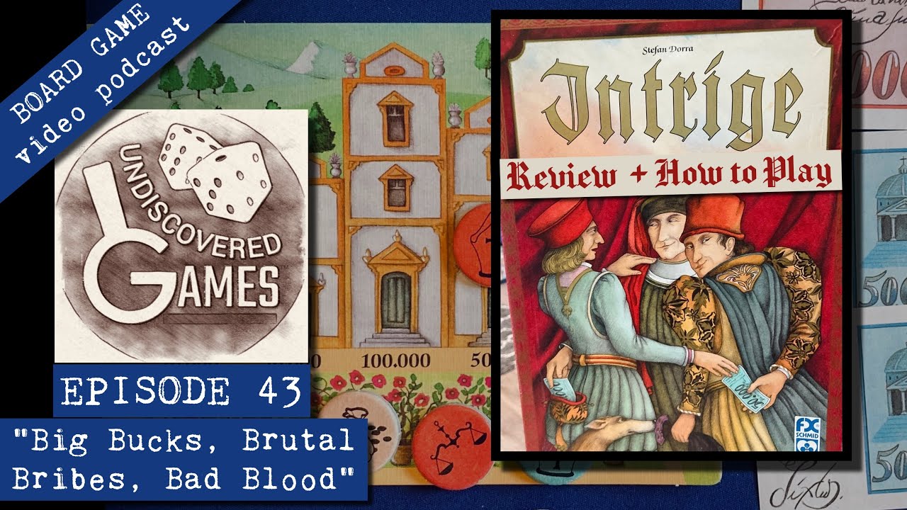 INTRIGUE BOARD GAME Review & Tutorial How To Play Intrige (Stefan Dorra ...