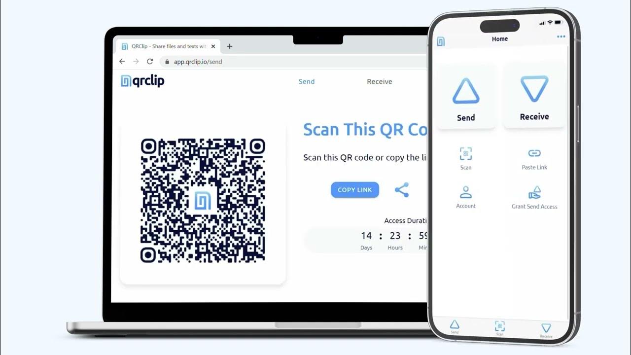 QRClip: Revolutionizing File Sharing with Secure QR Codes - YouTube