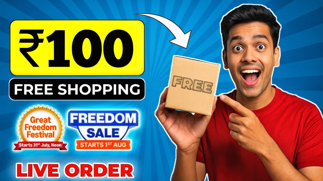 Free Shopping Loot 🔥 Amazon & Flipkart Sale Free Shopping | Free ...