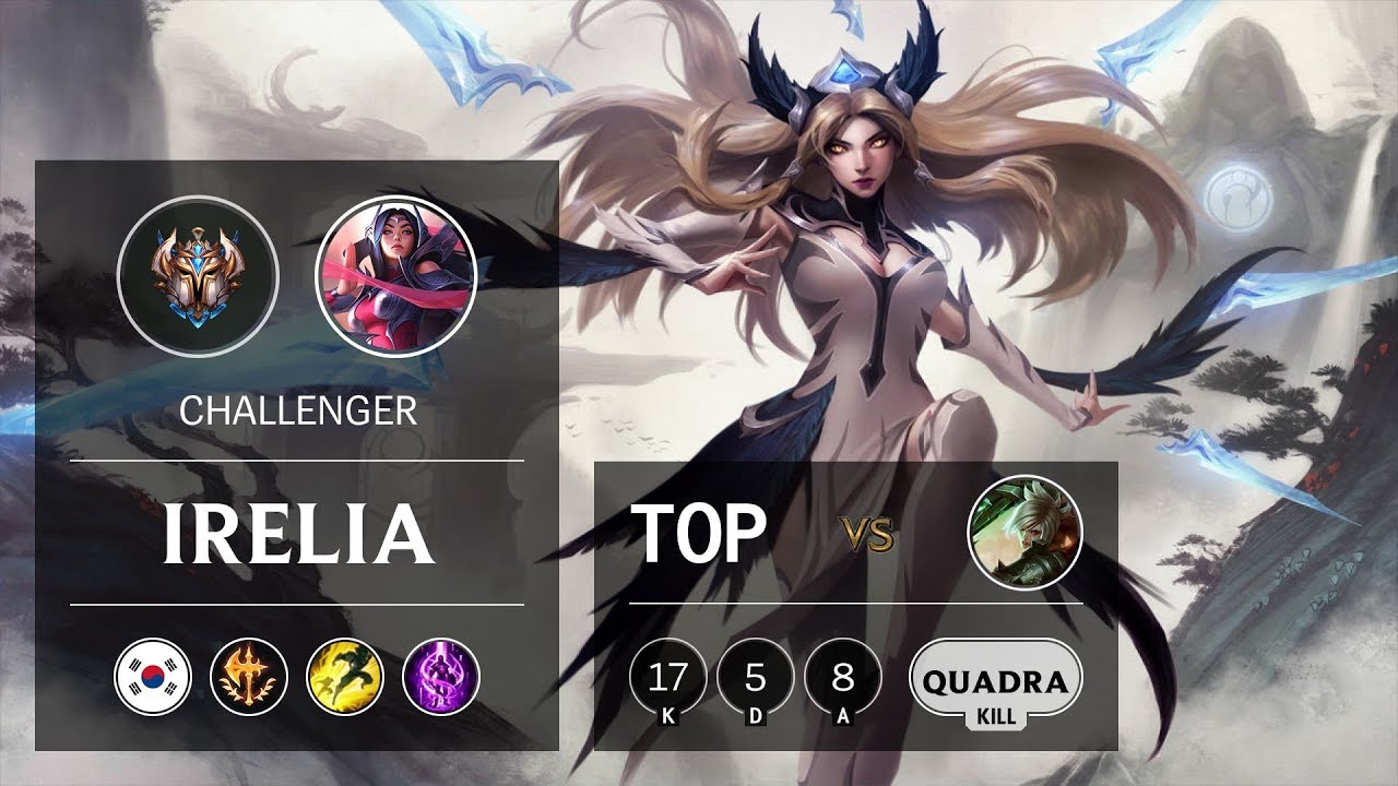 Irelia Top vs Riven - KR Challenger Patch 9.9 - YouTube