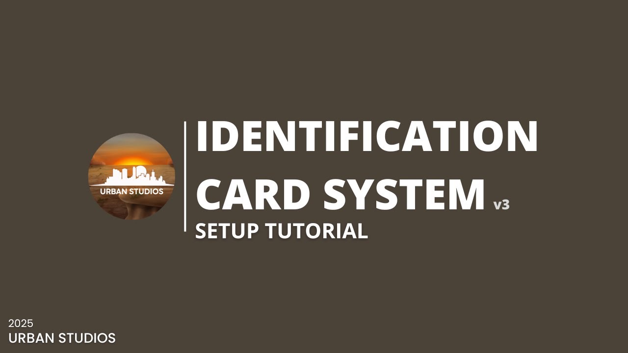 Identification Card System v3 [TUTORIAL] - YouTube