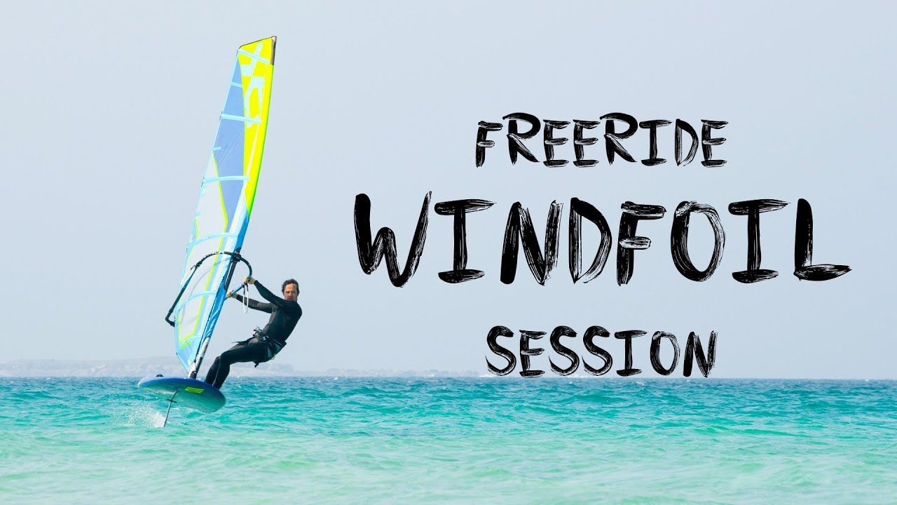 INSANE FREERIDE WINDFOIL SESSION - Sroka - YouTube