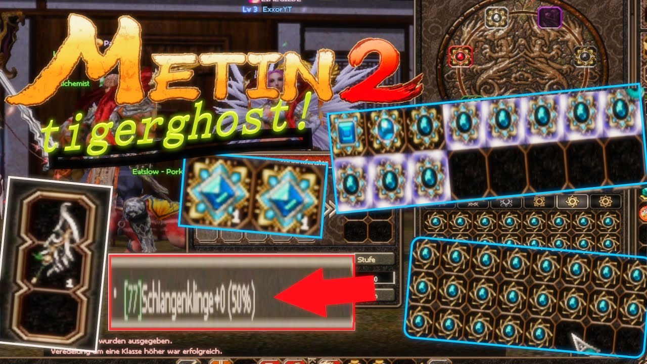 Metin2 Tigerghost - 77x SCHLANGENKLINGE TRY , ANTIK zu EXE 2.0 & mehr ...