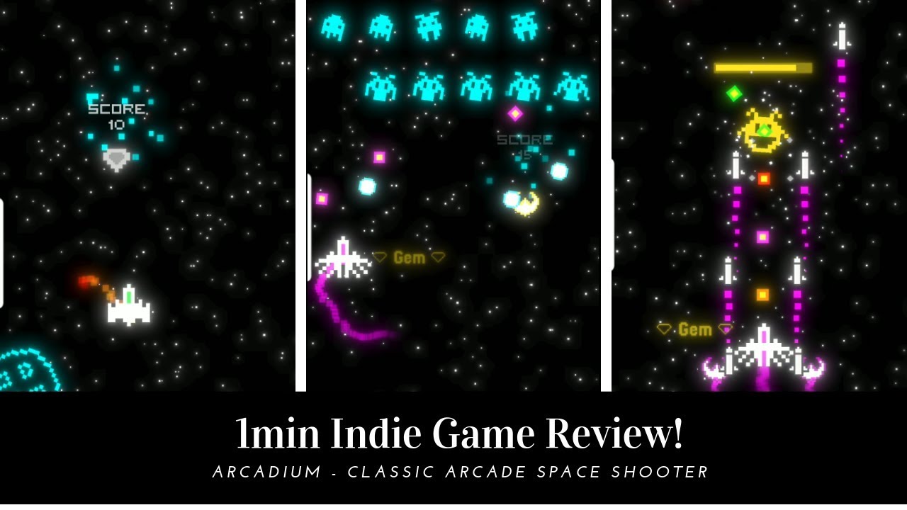 1 min Indie Game Review - Arcadium - YouTube