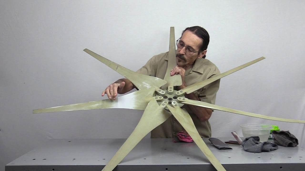 Micro Wind Turbine Blade Restoring DIY | Missouri Wind and Solar - YouTube