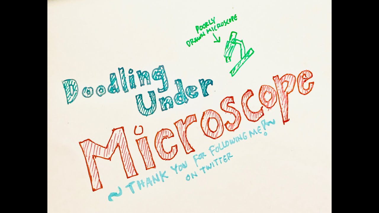 Doodling Under Microscope!!! for my fellow Vtuber that following me on ...