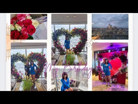 My Birthday at The Shard, TING restaurant. Unforgettable view. Какви ...