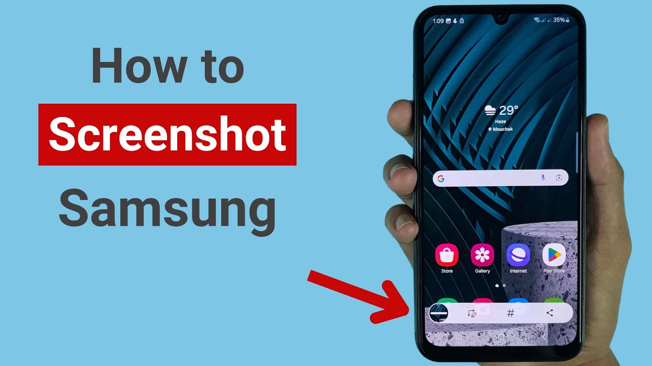How to Take Screenshot in Samsung (2 Methods) - YouTube