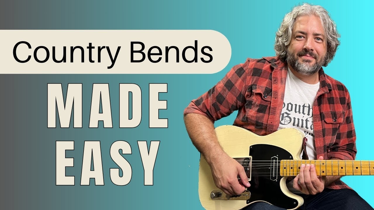 Classic Country Bends Made Easy - G Shape Bends - CAGED - YouTube