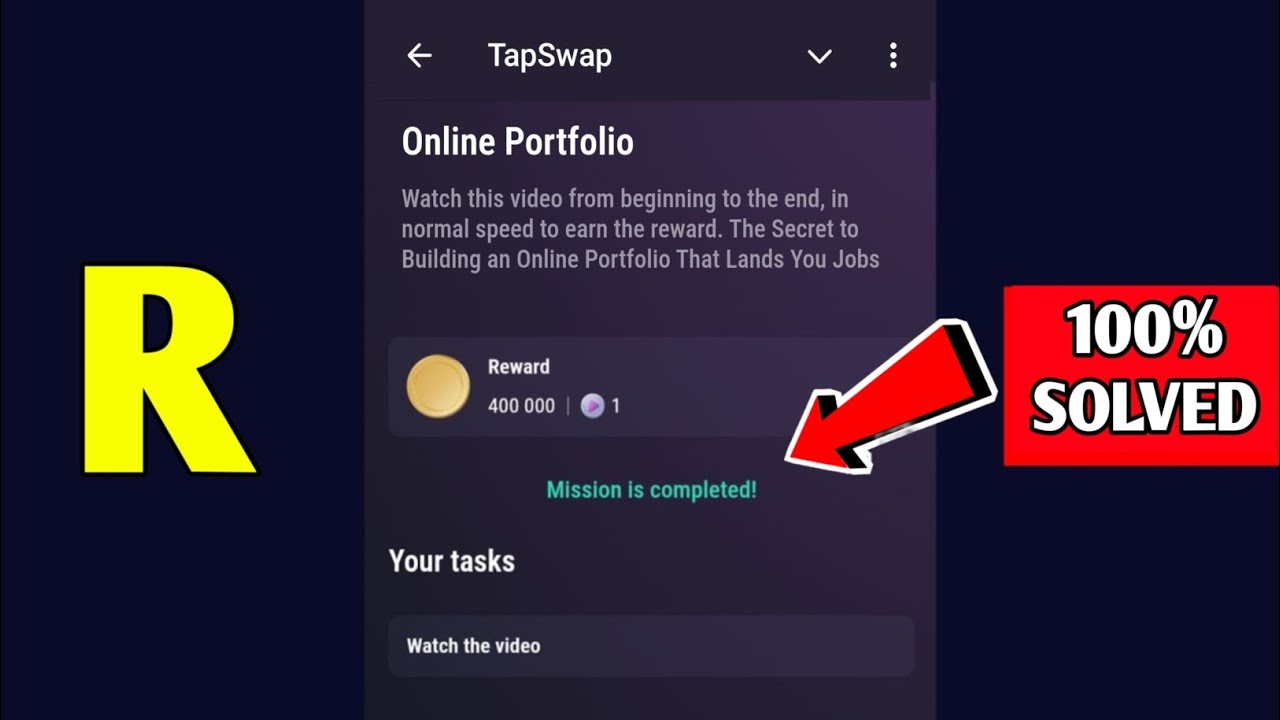 Online Portfolio | Tapswap Code | The Secret to Building an Online ...