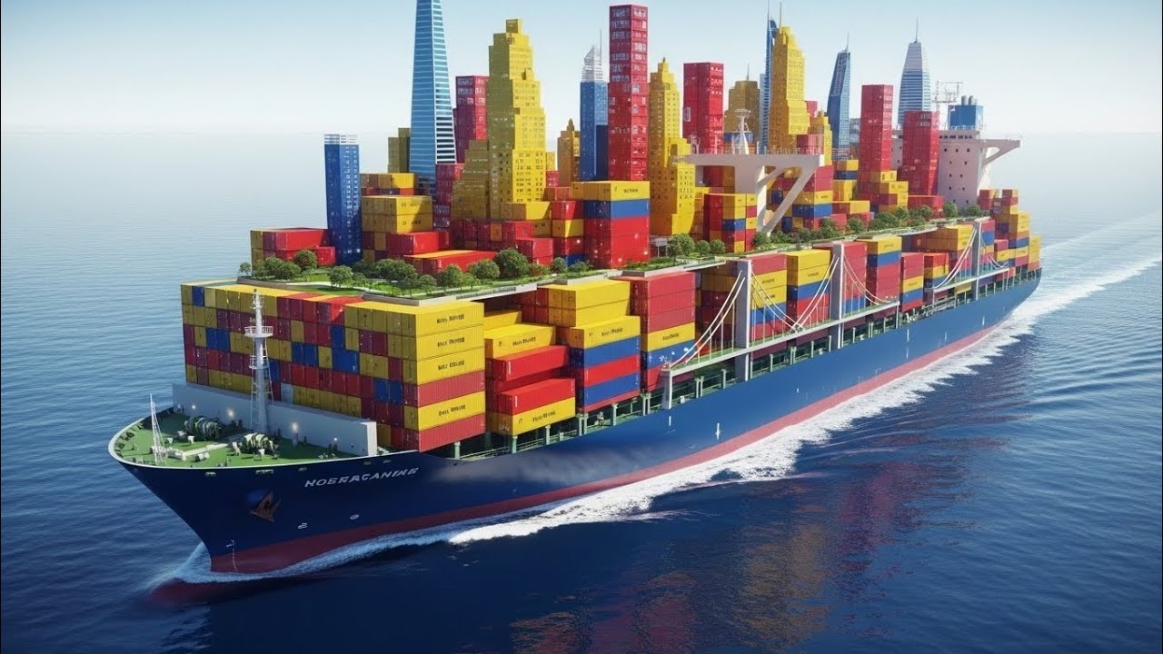Inside the World’s Largest Container Ship – 400-Meter Hull Built in a ...