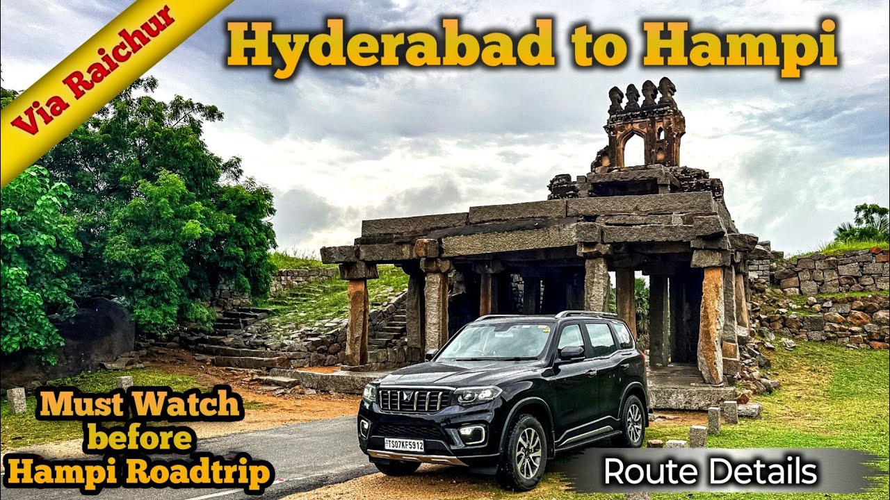 Hyderabad to Hampi | Raichur Sindhanur Road Condition | Hampi Roadtrip ...