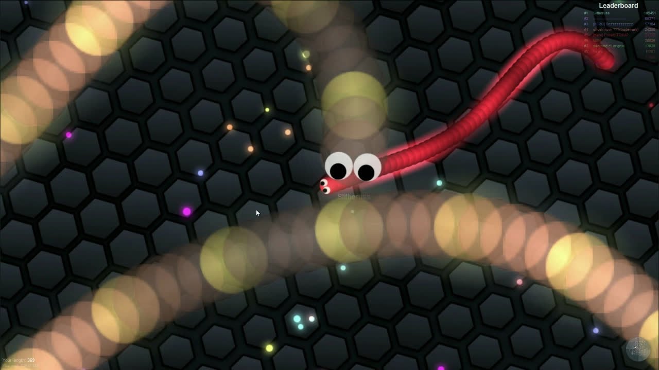 Slither.io Monster Kill Over 100K - YouTube