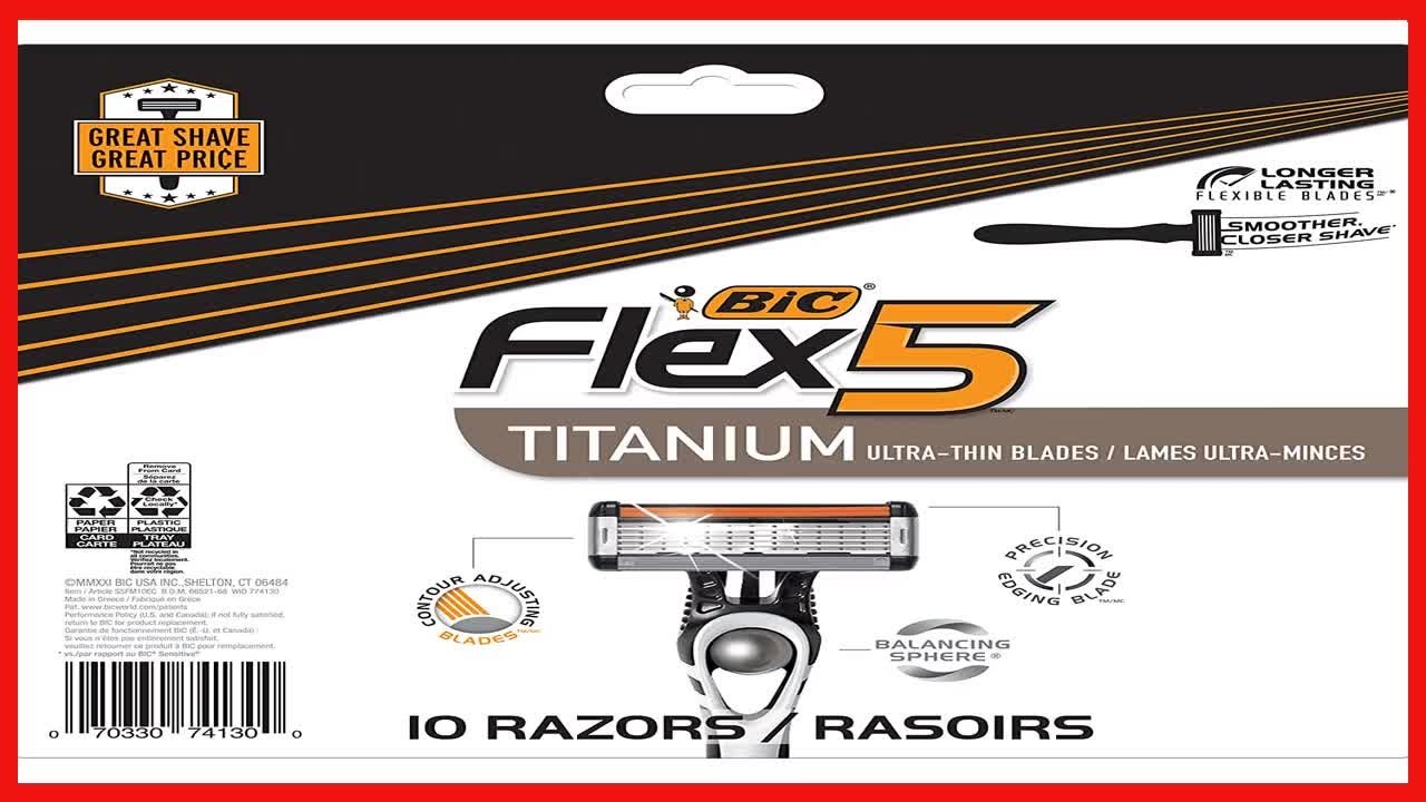 Great product - BIC Flex 5 Titanium 5-Blade Disposable Razor for Men ...