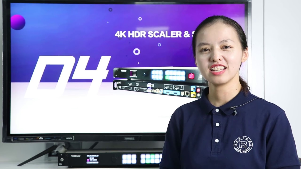 RGBlink D4 HDR 效果操作指导 - YouTube
