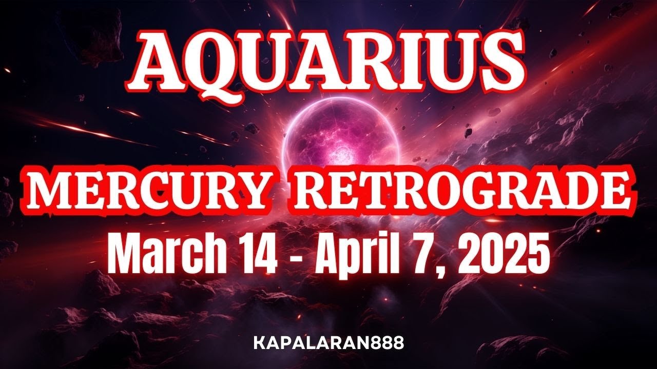 FOCUS KA SA PERA NGAYONG 2 BUWAN ♒️ AQUARIUS MERCURY RETROGRADE TAGALOG ...