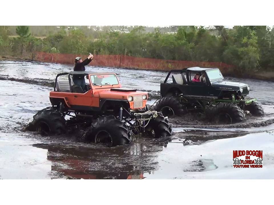 Knee Deep Mega Jeep...Justa Creepin' in the Drink - YouTube