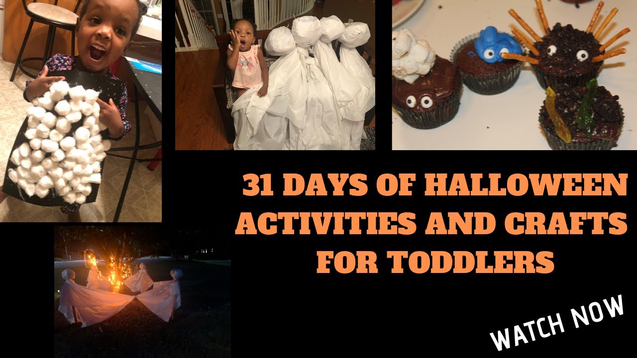 31 Days Of Halloween Crafts And Activities For Toddlers | Day 1 - 7 ...