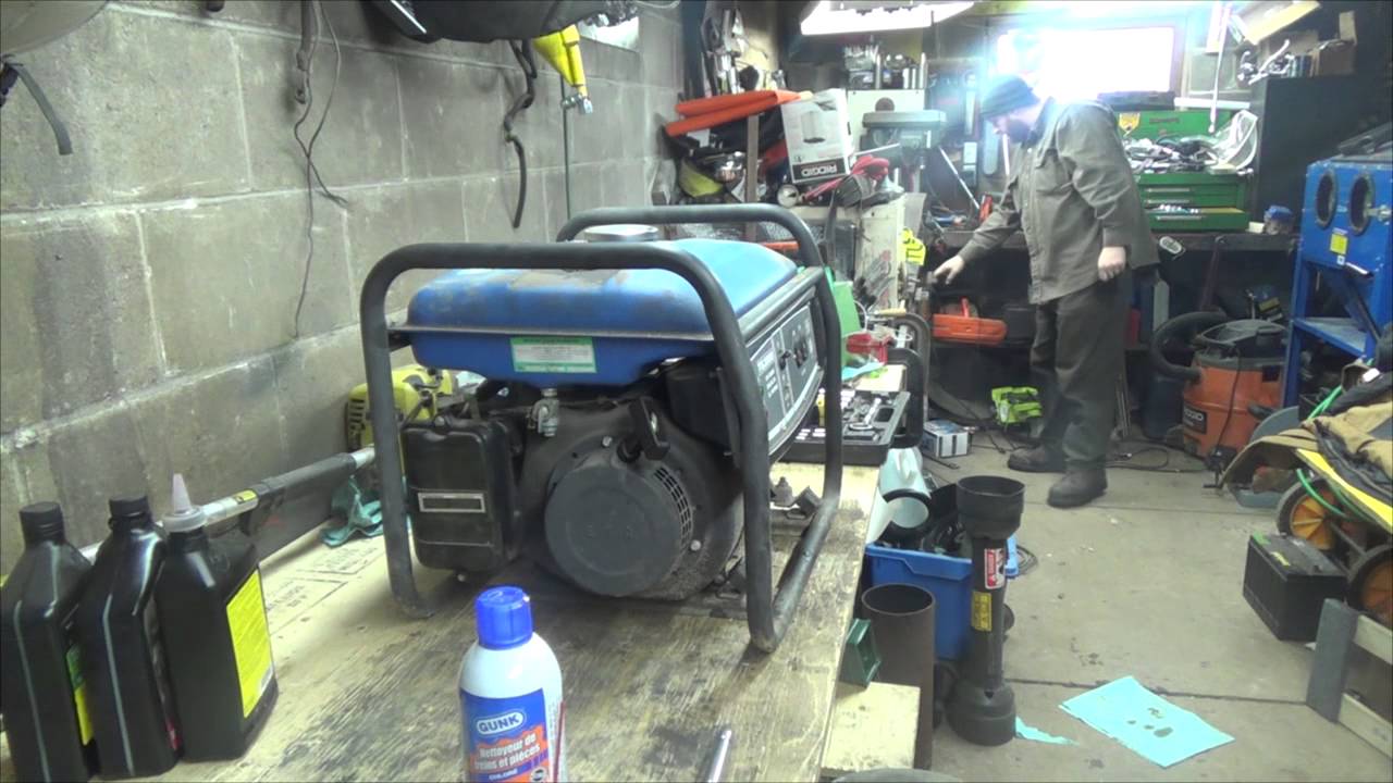 Servicing the generator and Building tools - YouTube