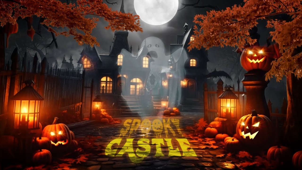 Halloween Vintage Playlist - Spooky Castle Background🎃 - Best Vintage ...