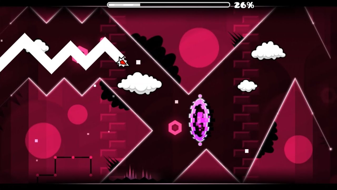 "GEOBOUND" 3 COINS (HARD STAR) GEOMETRY DASH - YouTube