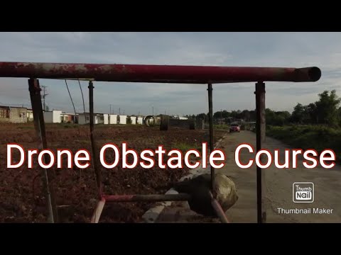 Drone Obstacle Course - YouTube