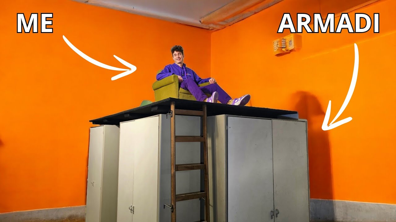 COSTRUISCO UN SOPPALCO SUGLI ARMADI - YouTube