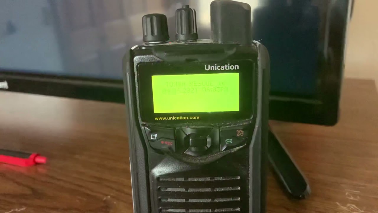 New Unication g1 Weekly pager test (tone) - YouTube