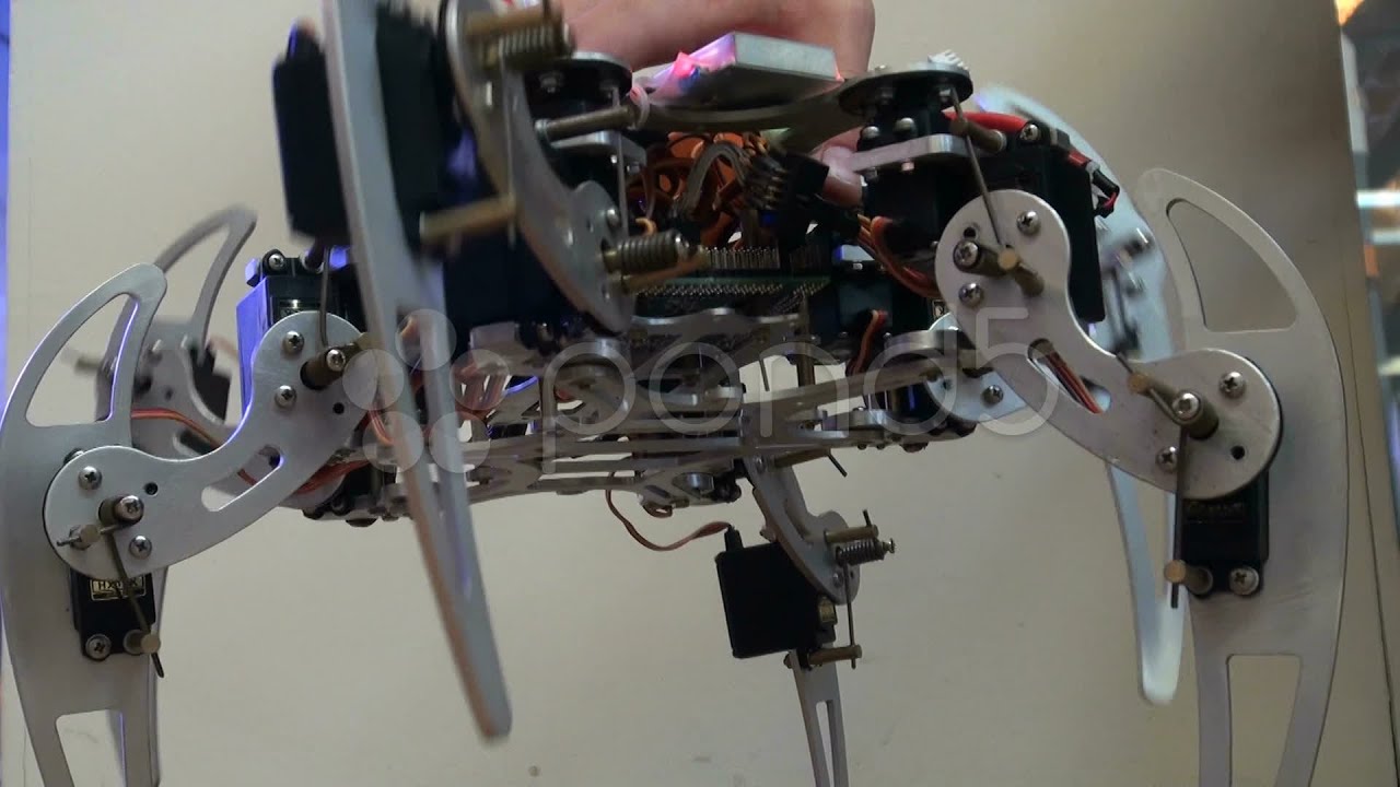 Arachnoid Robot. Stock Footage - YouTube
