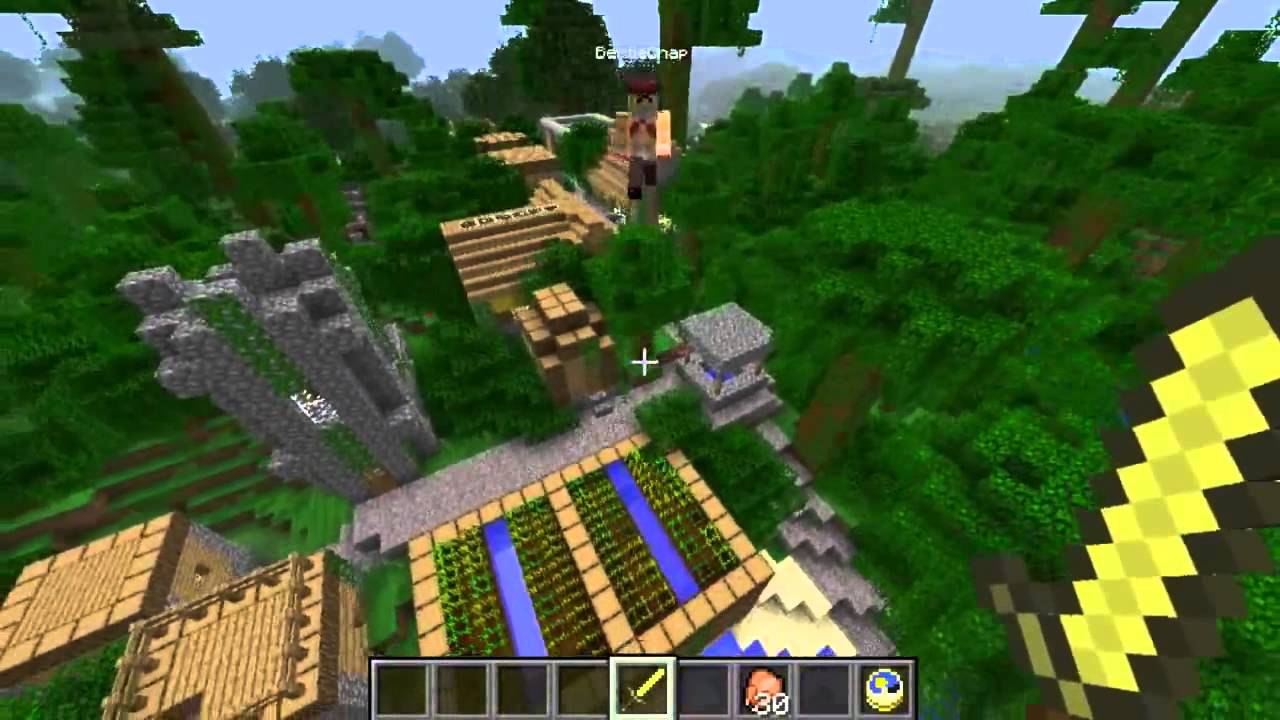 Minecraft Mods - JUNGLE VILLAGE ! Ocean Towns & More Mod ! - YouTube
