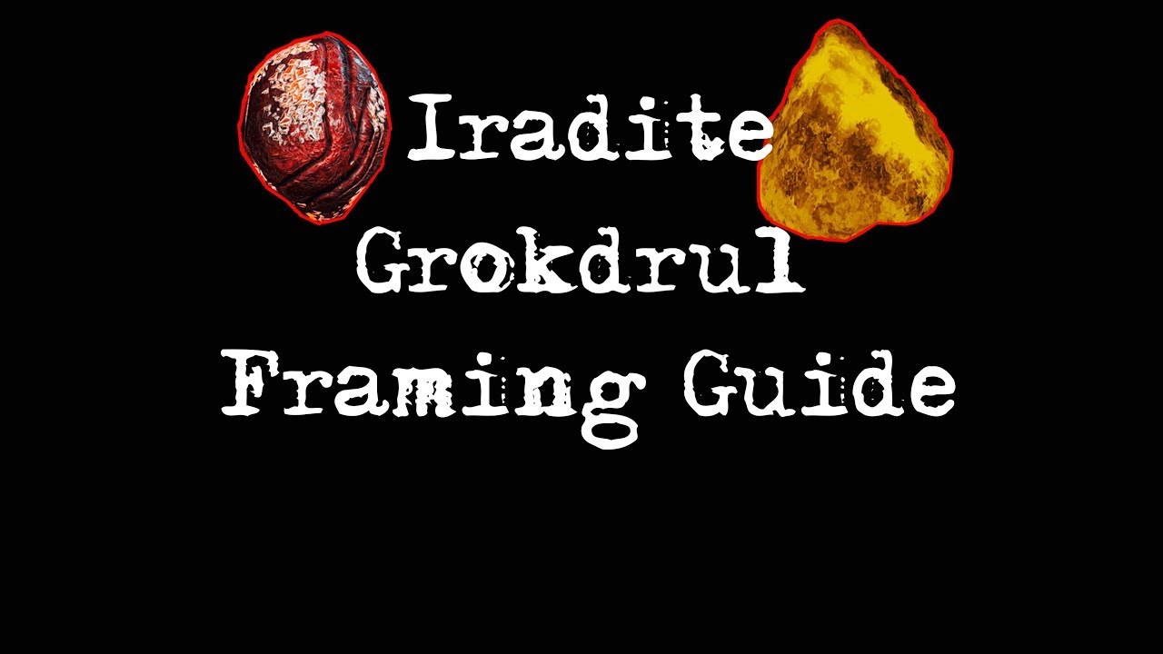 How To Farm Iradite / Grokdrul | Warframe | Guide 2023 - YouTube