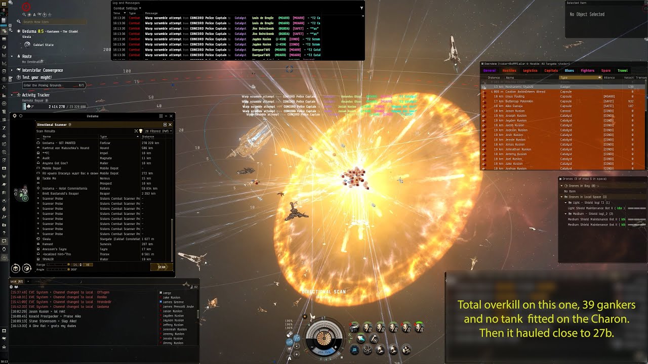 EVE Online - Charon killed - YouTube