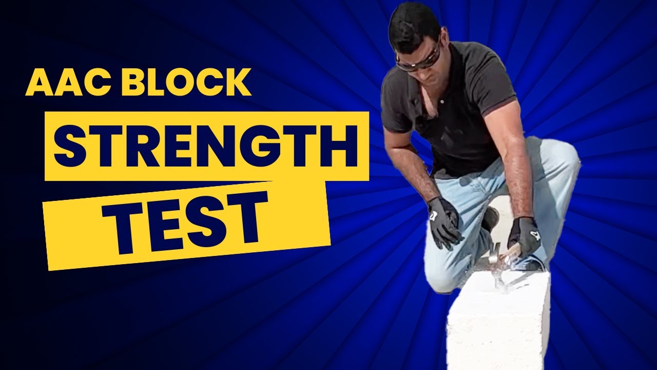 Check Out Our Unbreakable AAC Blocks In This Strength Test! - YouTube
