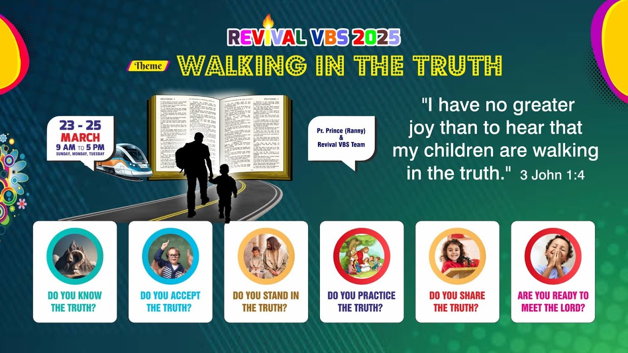 REVIVAL VBS 2025 | WALKING IN THE TRUTH |SENIORS | DAY-1 - YouTube