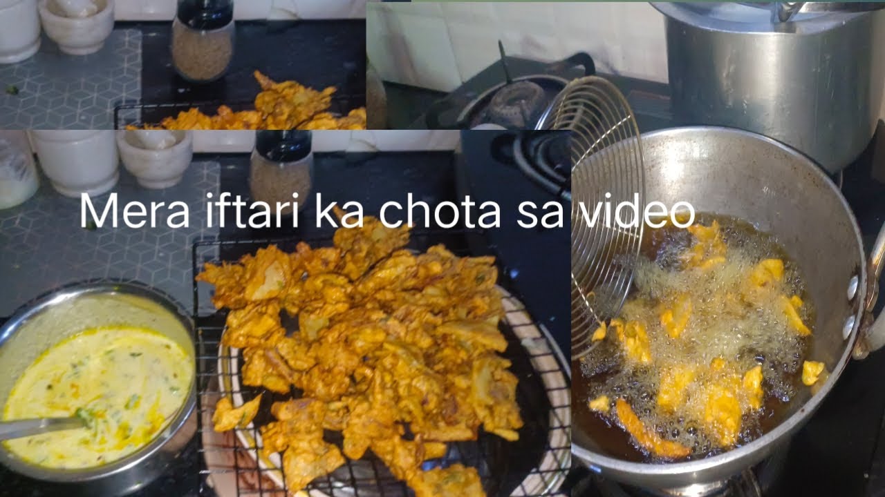Mera iftari ka chota sa video pakoda or kheer and rayeta - YouTube