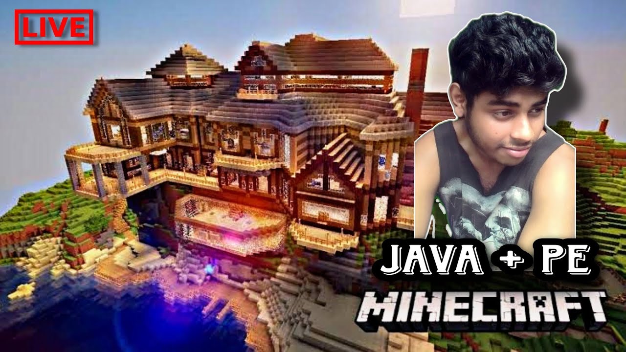 🔴 Minecraft Live | JAVA + Pocket Edition 24/7 Online SMP Everybody can ...