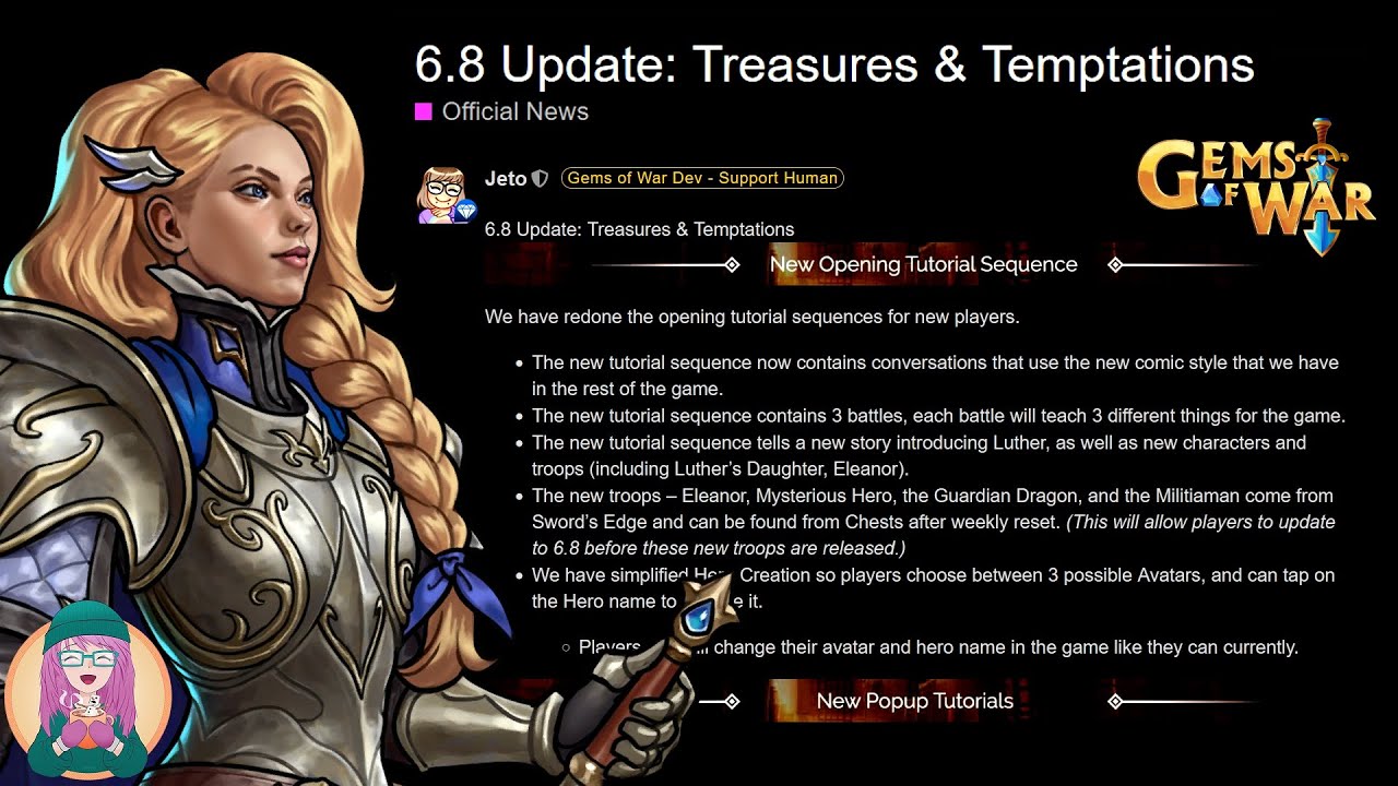 Gems of War - 6.8 Treasures & Temptations Update + the New Wandering Merchant - YouTube