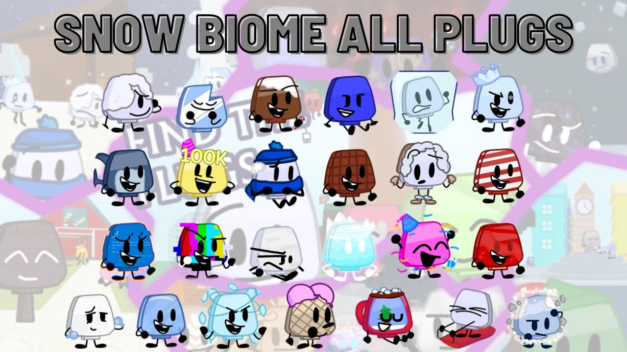 How to get all plugs in snow biome in find the plugs roblox - YouTube
