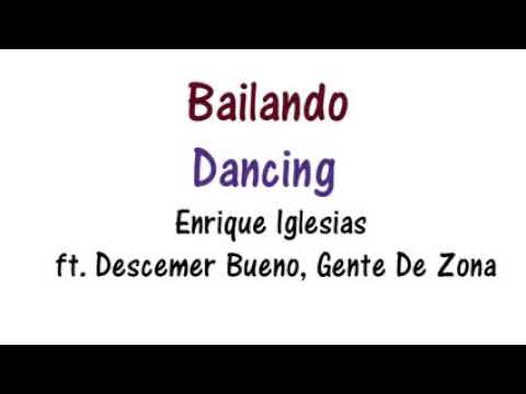 Enrique Iglesias-Bailando lyrics English and Spanish - YouTube