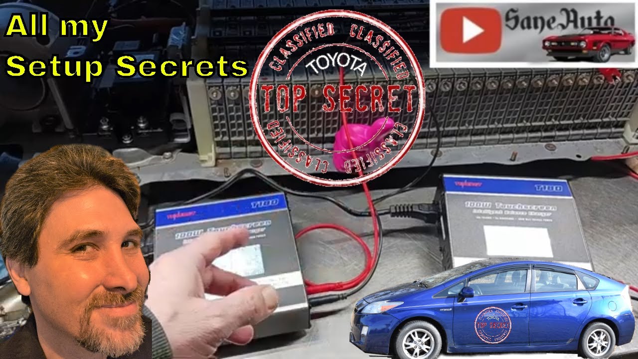 How to setup the T180 Charger for DIY reconditioning Toyota Prius ...