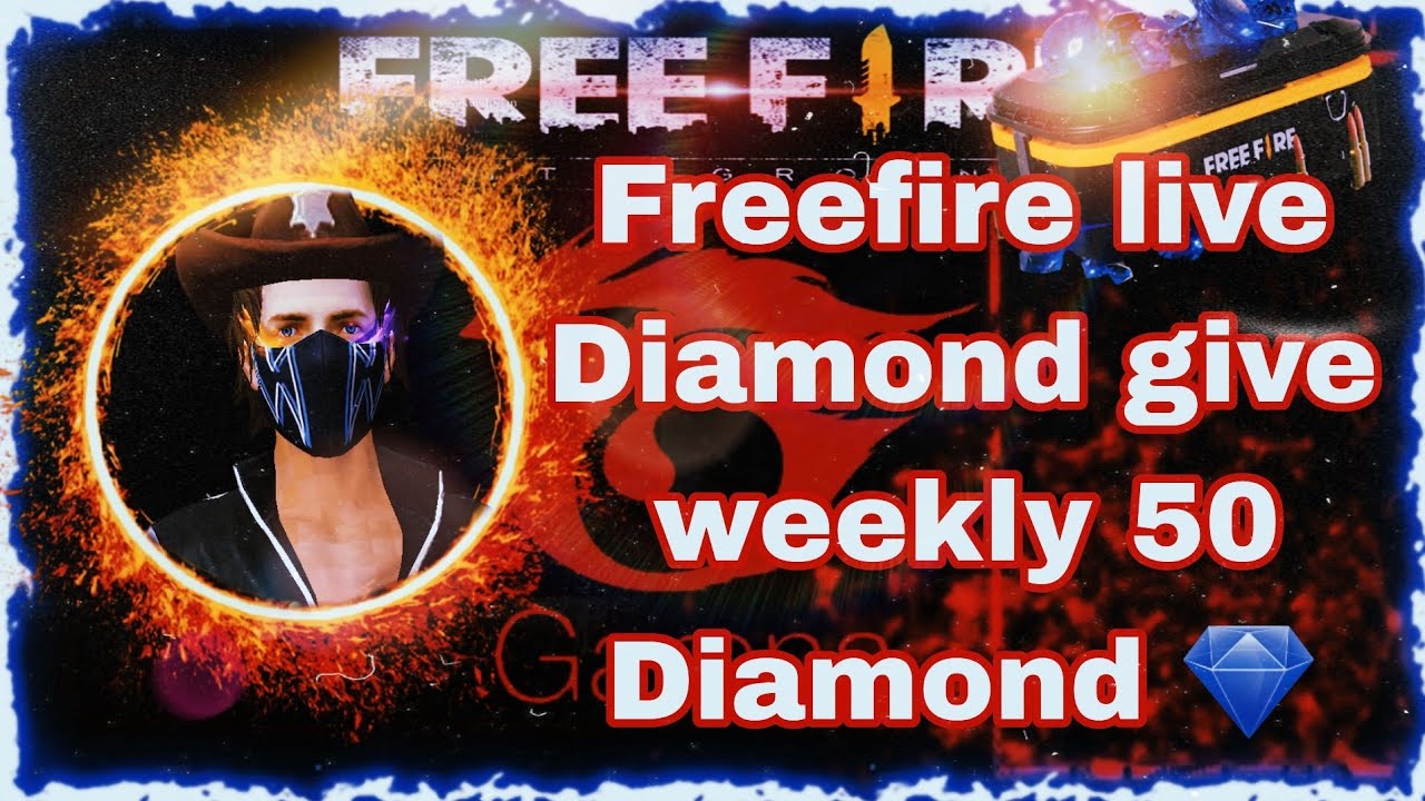 🔴Freefire live Diamond give weekly 50 Diamond give 💎💎 ️ ️☠️ - YouTube